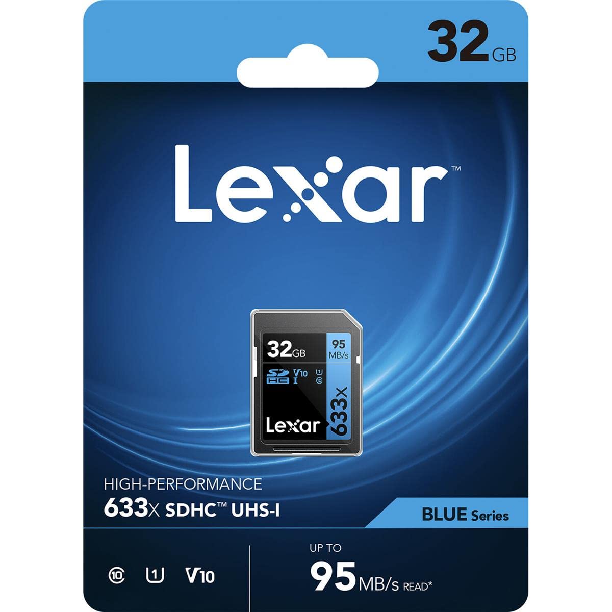 Lexar Professional 633x 32GB SDHC UHS-I Card, Up To 95MB/s Read, for Mid-Range DSLR, HD Camcorder, 3D Cameras, LSD32GCB1NL633 (Product Label May Vary)