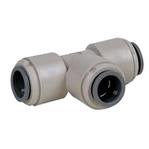 John Guest (PI0216S) Union Tee 1/2" Tube X 1/2" Tube X 1/2" Tube Gray