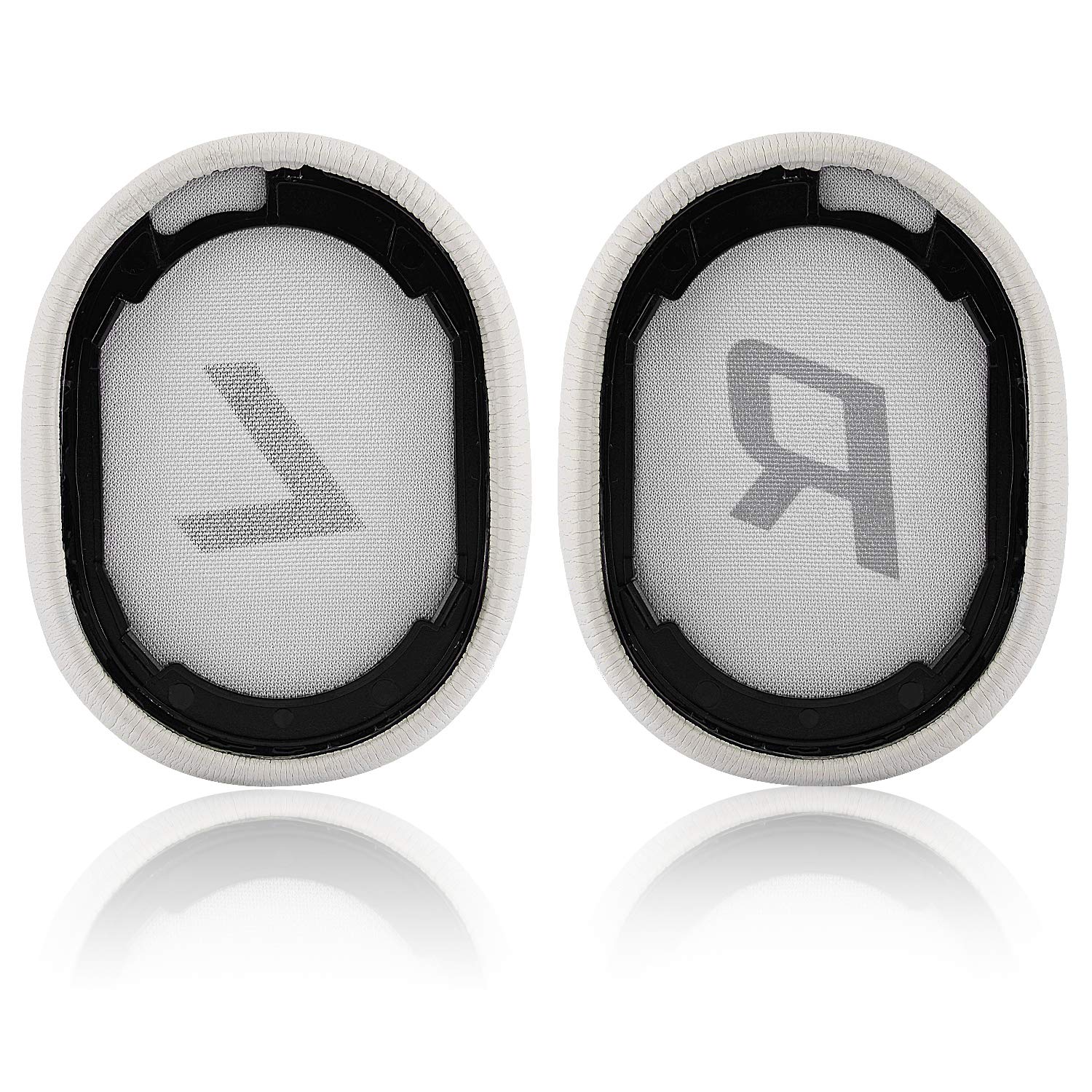 Jarmor BackBeat Pro 2 Earpads, Replacement Protein Leather & Memory Foam Ear Cushion Pad Cover for Plantronics BackBeat Pro 2 Wireless Noise Cancelling Headphones - White
