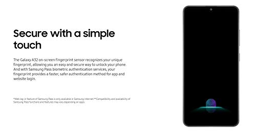 SAMSUNG Galaxy A32 5G (64GB, 4GB) 6.5" 90Hz Display, 48MP Quad Camera, All Day Battery, 4G Volte GSM Unlocked (T-Mobile, Metro, AT&T, Global) International Model A326W/U1 (w/ 64GB SD, Awesome Black)