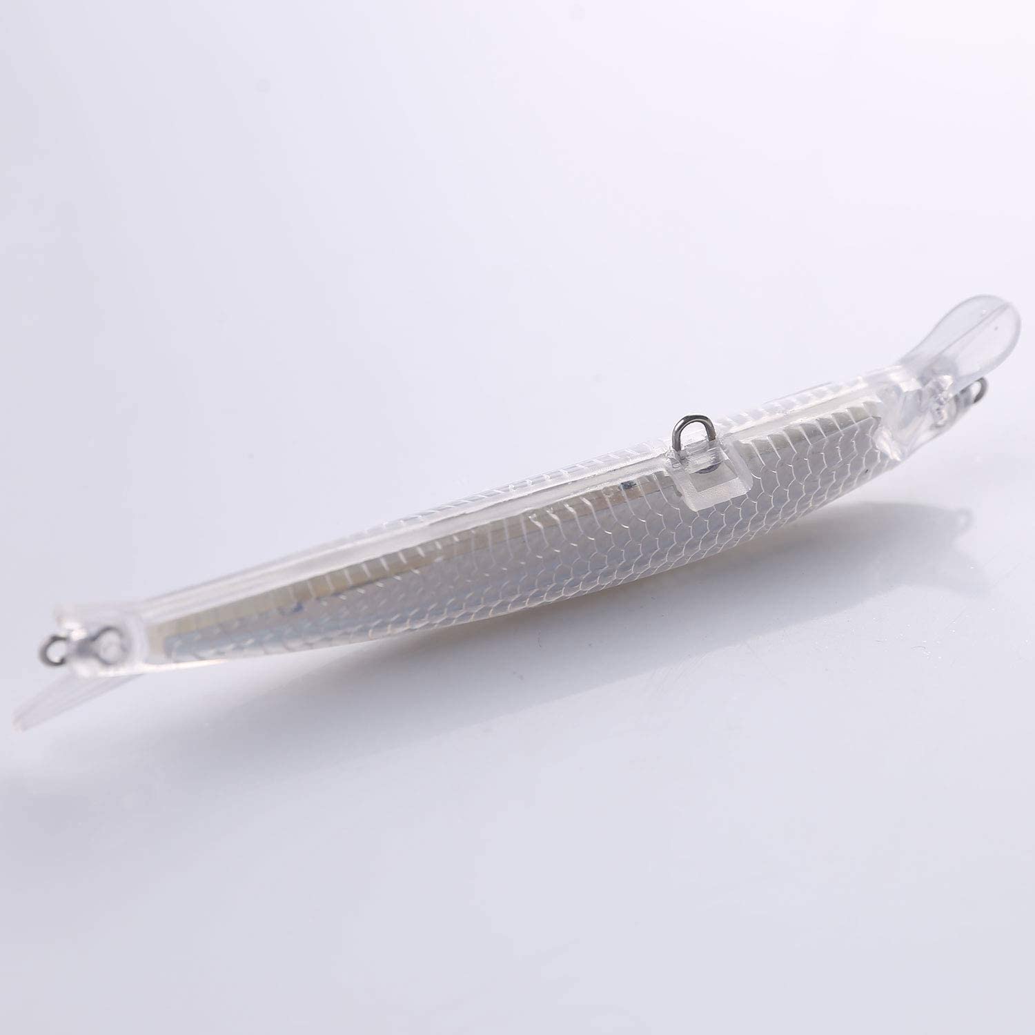 LSPAR Unpainted Fishing Lures Blank Minnow Crankbaits Unpainted Lure Blanks Top Water Unpainted baits 15Pcs