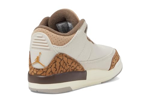 Jordan Baby Boy's 3 Retro (Infant/Toddler) Light Orewood Brown/Metallic Gold/Light British 8 Toddler M