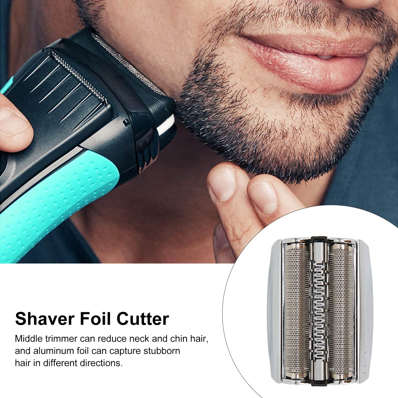 Shavers Replacement Trimmer Head for braun 7 Series Models, Men Electric Shaver Cutter Replacement Heads Razor Foil Cutterpart Accessories for wet and dry Shave