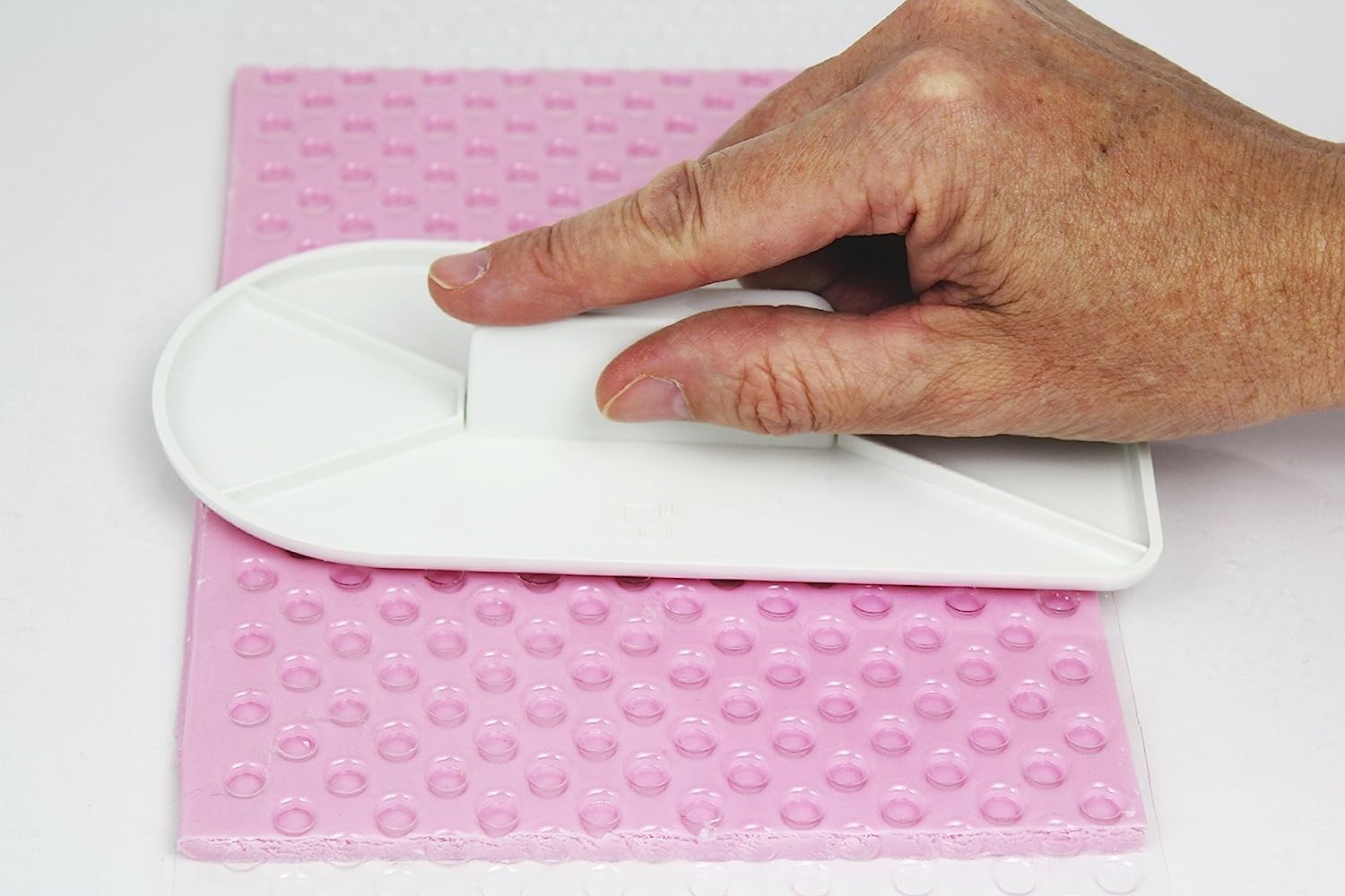 PME Classic Dot Design Impression Mat for Cake Decorating, Standard, Transparent