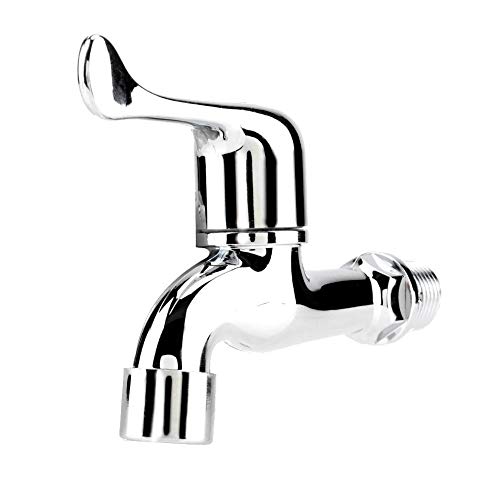Water Faucet Laundry Bathroom Washing Machine Bath Tub Tap Faucet Outdoor Garden Single Cold Water Tap(#1)