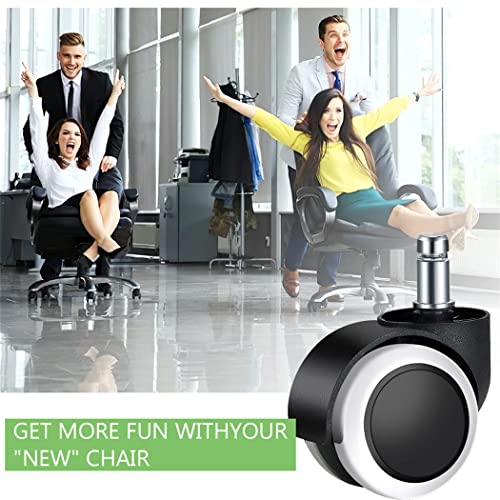 Office Chair Casters Caster Wheel Replacement Desk Chair Wheels Castor Universal Size 5PCS