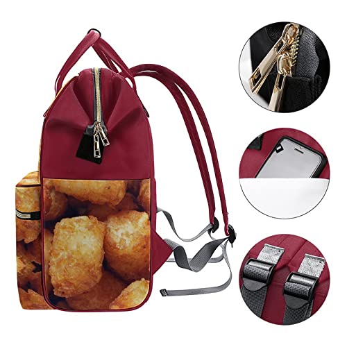 Tater TOT Waterproof Mommy Bag Diaper Bag Backpack Multifunction Large Capacity Travel Bag