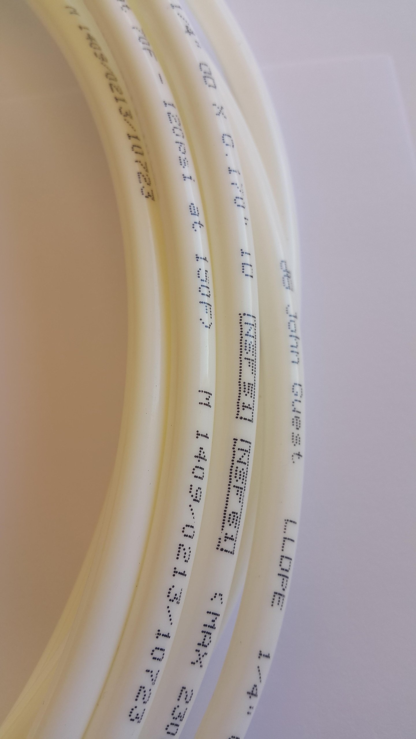 John Guest White 20 ft/roll 1/4" Polyethylene Tube Tubing Drinking Water RO Reverse Osmosis DI Aquarium Pipe LLDPE