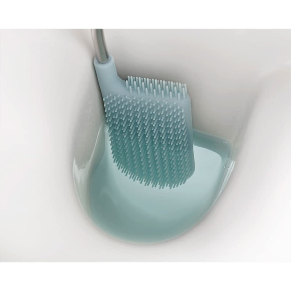 Joseph Joseph 70506 Flex Toilet Brush with Slim Holder Flexible Anti-Drip, Blue, 8.6 x 43.1 x 12.3 cm