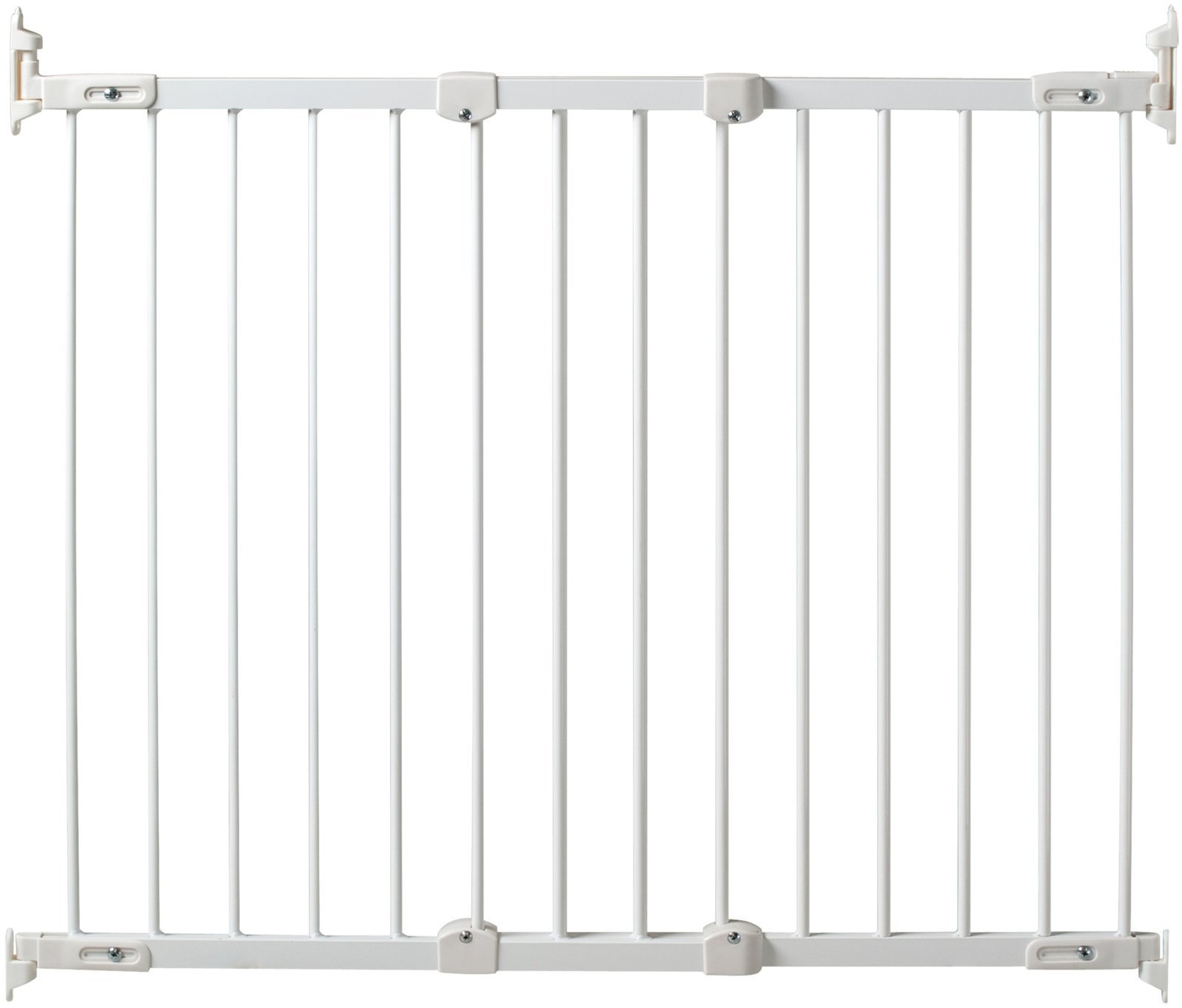 KidCo G2100 Angle Mount Metal Safeway Gate (White)