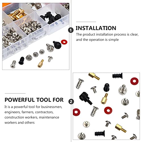 SOLUSTRE 3sets Standoffs Re Tool Accessory Spacer Accessories Fan Kit Hard Bolt Cable Assortment Graphics Case Screws Screw Motherboard Chassis Washer Drive Gasket Assorted Tie DIY