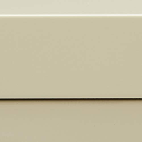 Lorell 4-Drawer Vertical File with Lock, 15 by 25 by 52-Inch, Putty