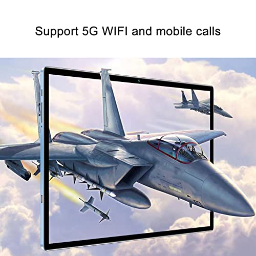 Pomya 10.1 Inch Tablet,Portable Tablet,2.4G 5G WiFi Calling Tablet for Android11,8G RAM 256G ROM,6000mAh Lasting Battery,Kids Tablet PC