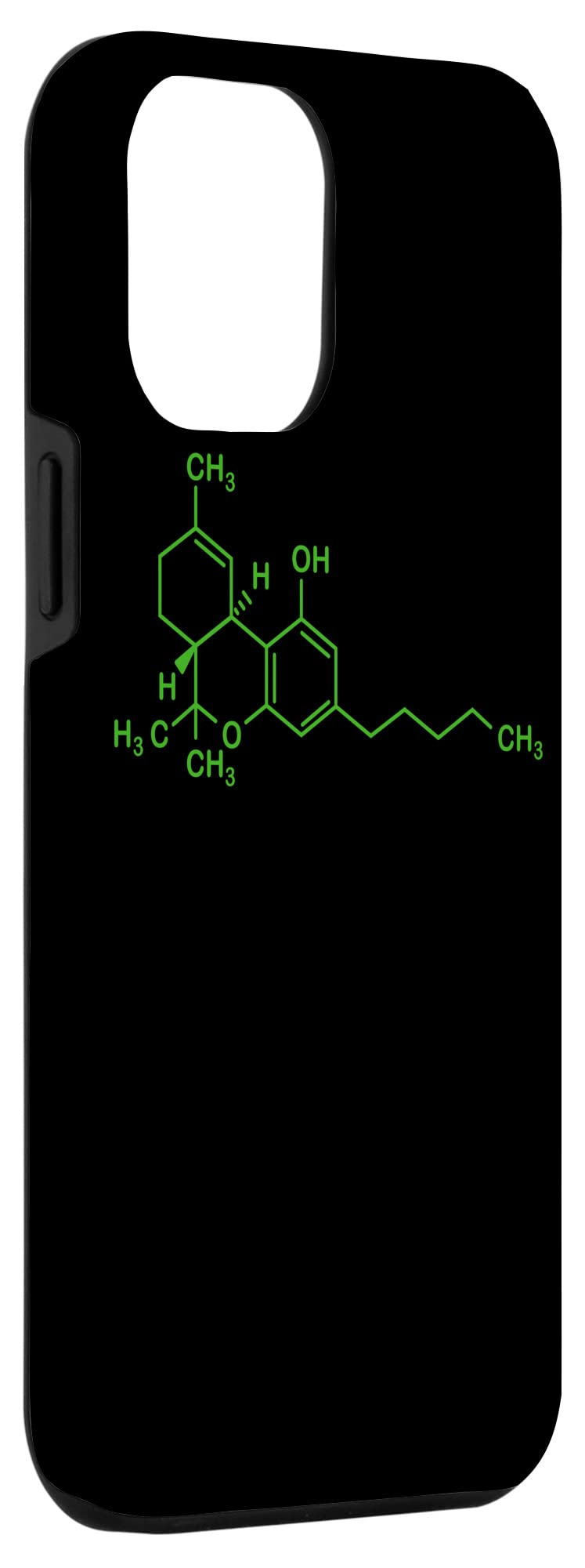 iPhone 14 Pro Max THC Molecule Marijuana Funny Cannabis Weed Stoner Case