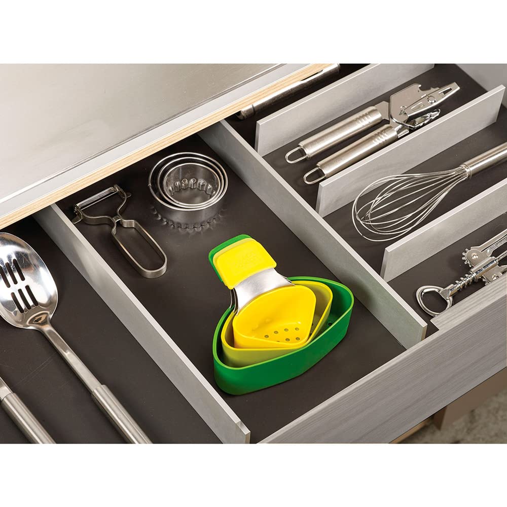 Joseph Joseph Nest Steam Stackable Steamer Basket Set with Three Compartments (3 Piece), One Size, Green
