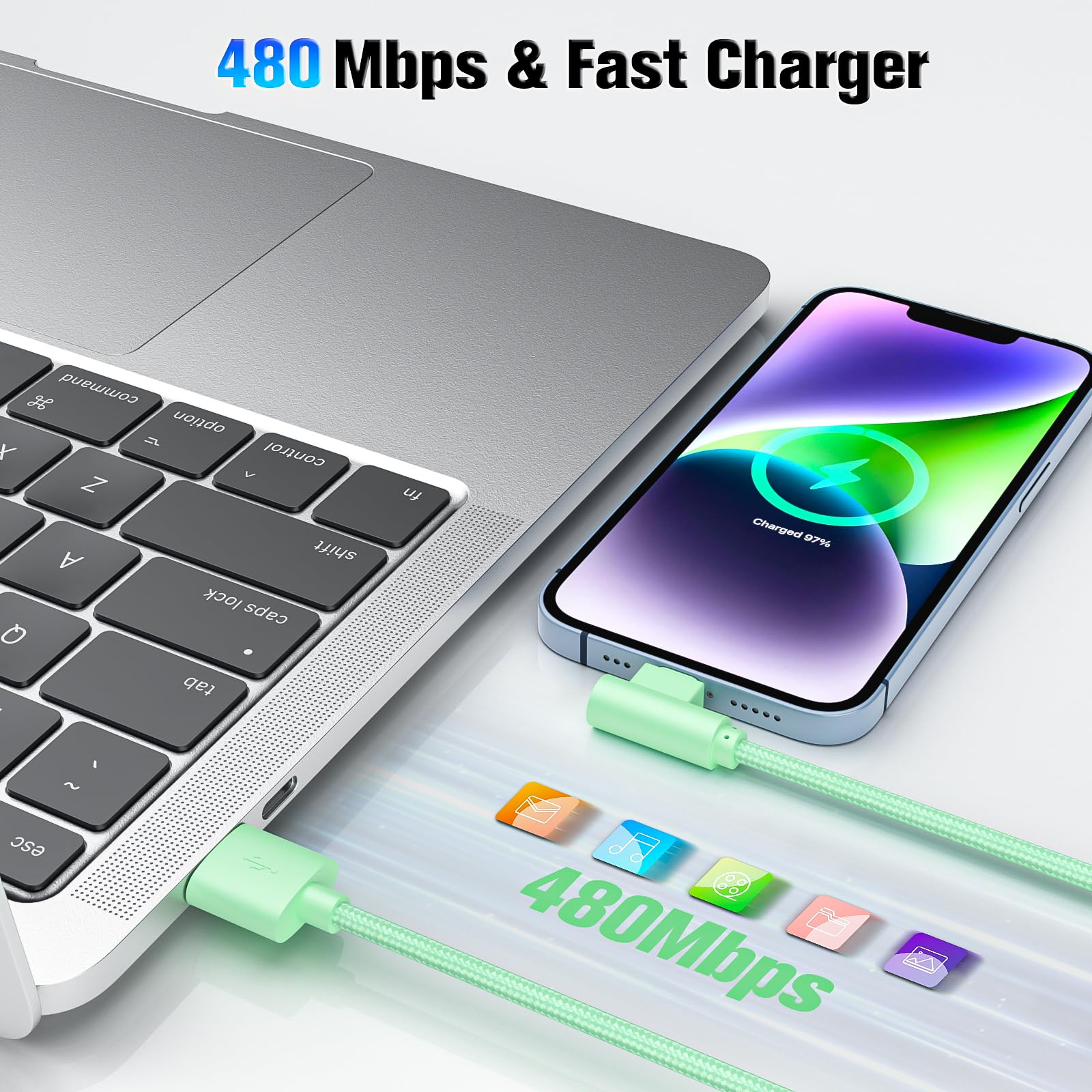 iPhone Charger 6 FT [Apple MFi Certified] 3 Pack 90 Degree Lightning Cable Nylon Braided iPhone Cable Fast Charging Cord Compatible with iPhone 14 13 12 11 Pro Max XR XS X 8 7 6 Plus SE and More