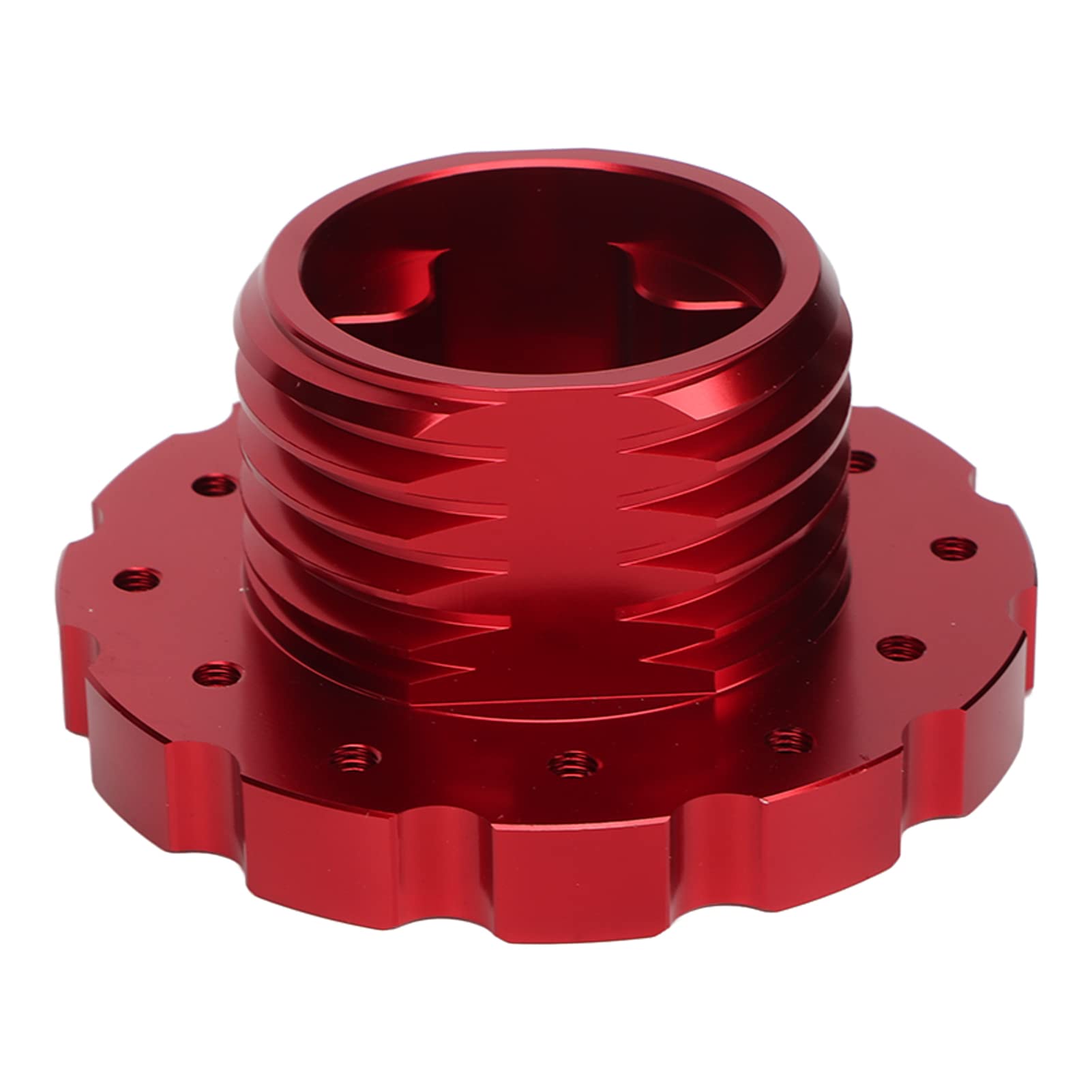 Racing Car Gaming Steering Wheel Adapter, High Accuracy Sim Racing Professional Gaming Steering Wheel Adapter, Machined for Game Accessories (Red)