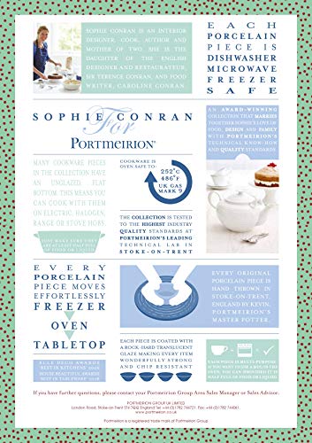 Portmeirion Sophie Conran for Bowl and Tray Set, Porcelain White, 27.5 x 10 x 3.1 cm