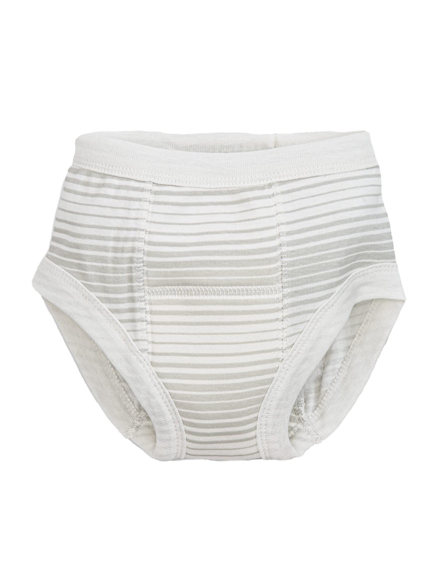 Under the Nile Organic Cotton Gray Ombre stripe training pants, Set of 3, size 2-4 Years