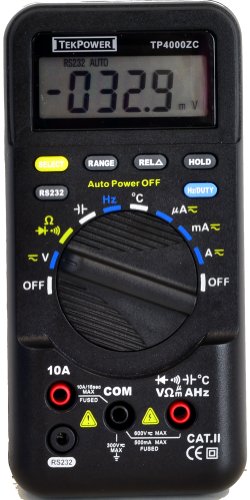 Tekpower TP4000ZC PC Based USB Interfaced Auto Ranging Digital Multimeter, MS8220R Alike, Computer DMM