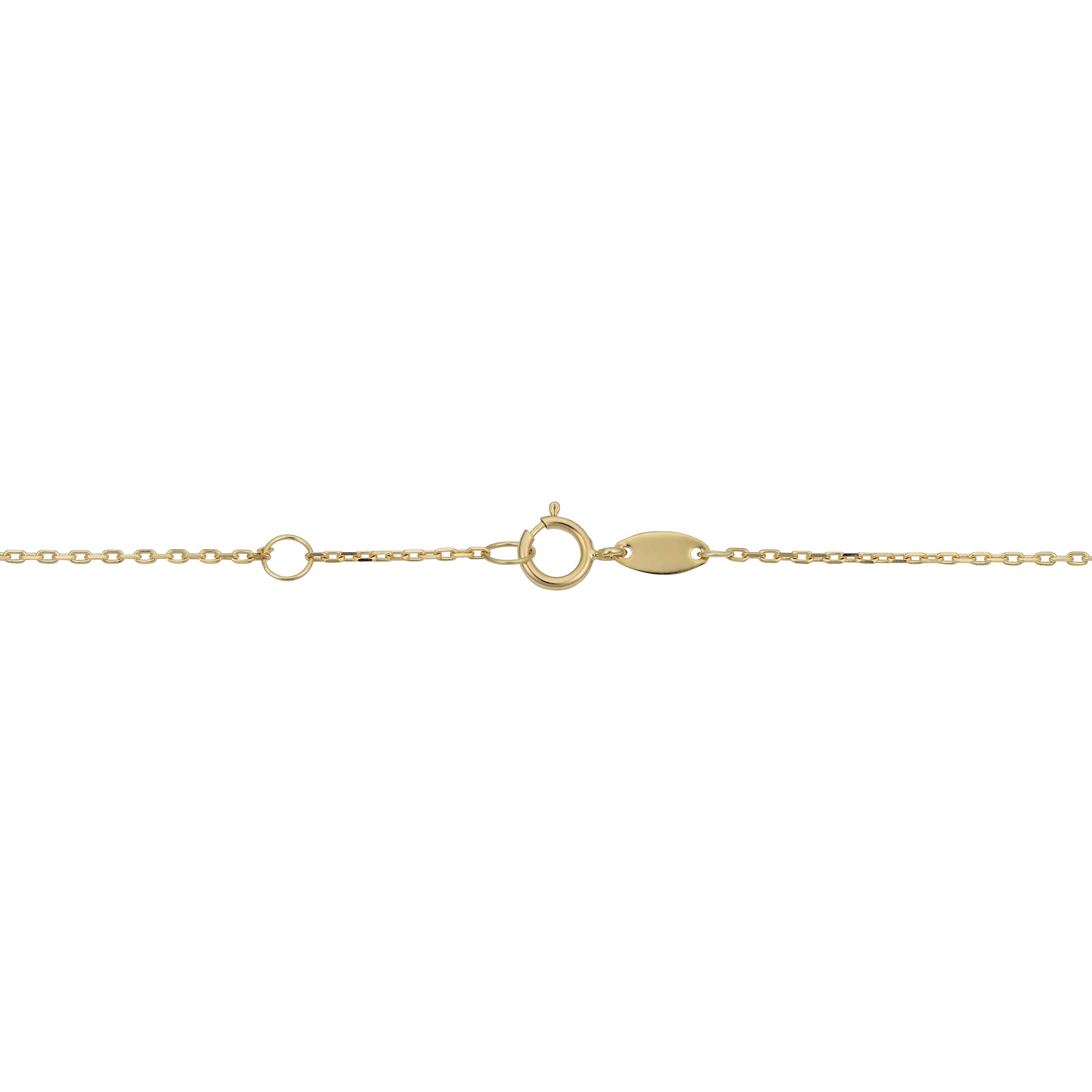 Kooljewelry 14k Yellow Gold Interlocking Circles Adjustable Bracelet (adjusts to 7 or 7.5 inch)