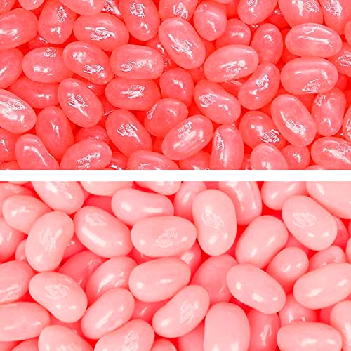 Jelly Belly Bubble Gum and Pink Cotton Candy Jelly Beans, Pack of 2, 3.5 oz each pack