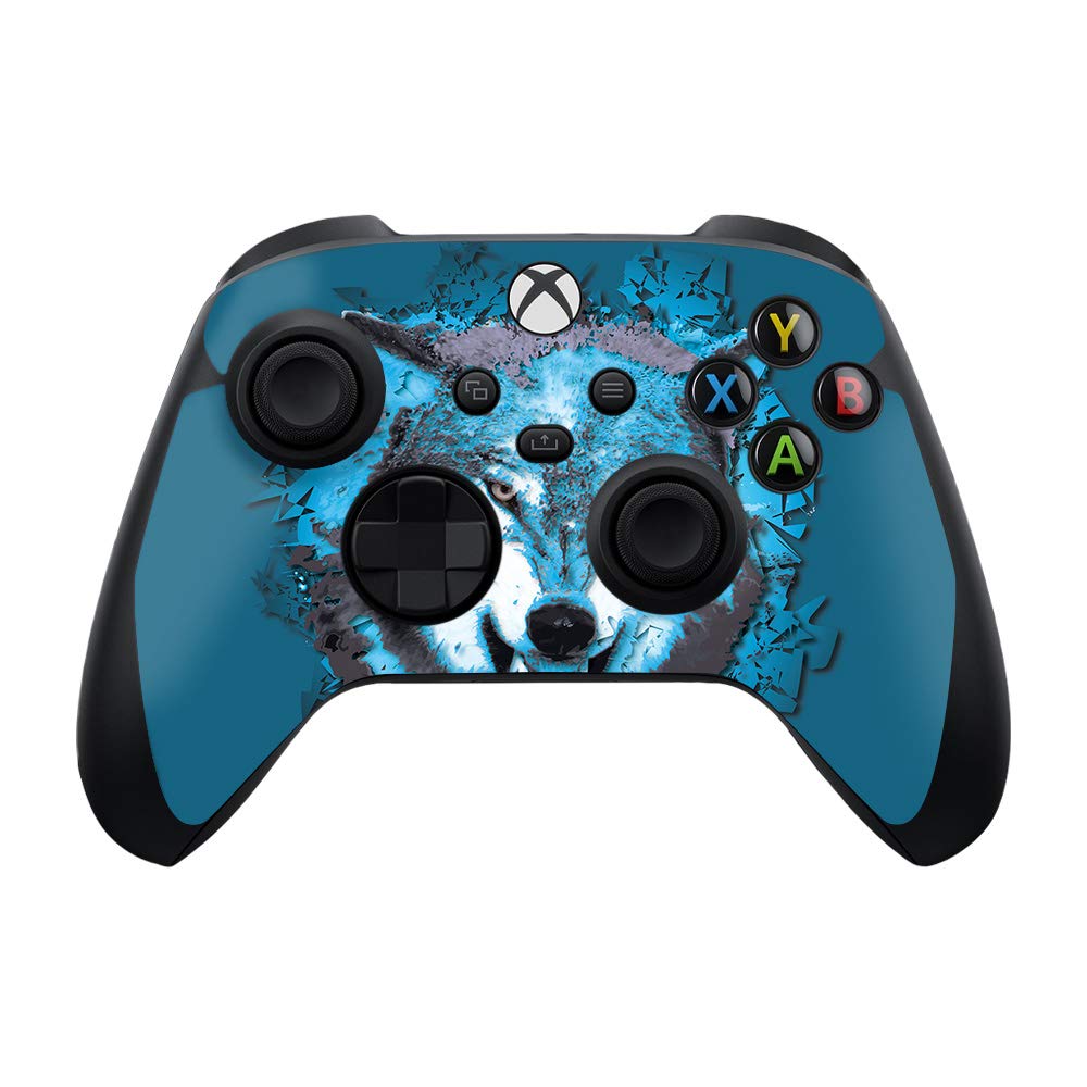 MightySkins Skin Compatible with Xbox Series X and S Controller - Wolf Shatter | Protective, Durable, and Unique Vinyl Decal wrap Cover | Easy to Apply and Change Styles | Made in The USA