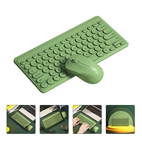 SOLUSTRE Wireless Mouse Keyboard Wired Gaming Keyboard and Mouse Combo RGB Backlit Gaming Set Led Rainbow Backlit Keyboard Portable Keyboard Office