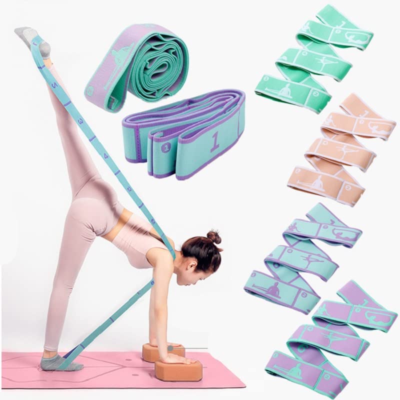Multifunctional Dance Yoga Auxiliary Elastic Band Adult Latin Training Elastic Band Beginner Pilates Yoga Resistance Band (2)