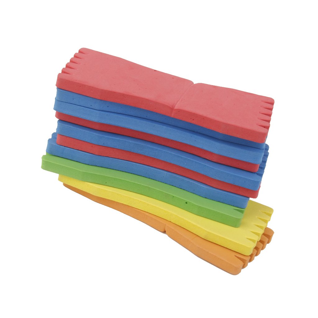 LuDa 20pcs Winding Board Snelled Hook Fishing Line Leader Foam Holder Accessories