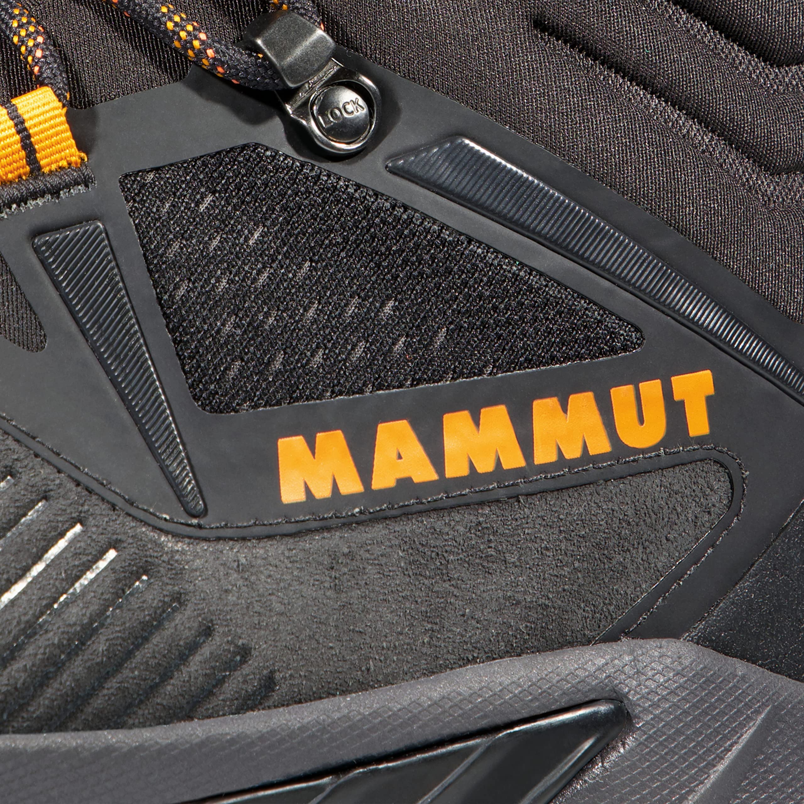 Mammut Men's Camping High Rise Hiking Boots, Bungee Magma, 10