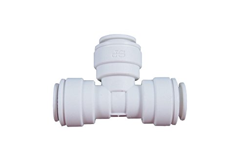 John Guest Push-to-connect union tees, polypropylene, 3/8", 10/pack