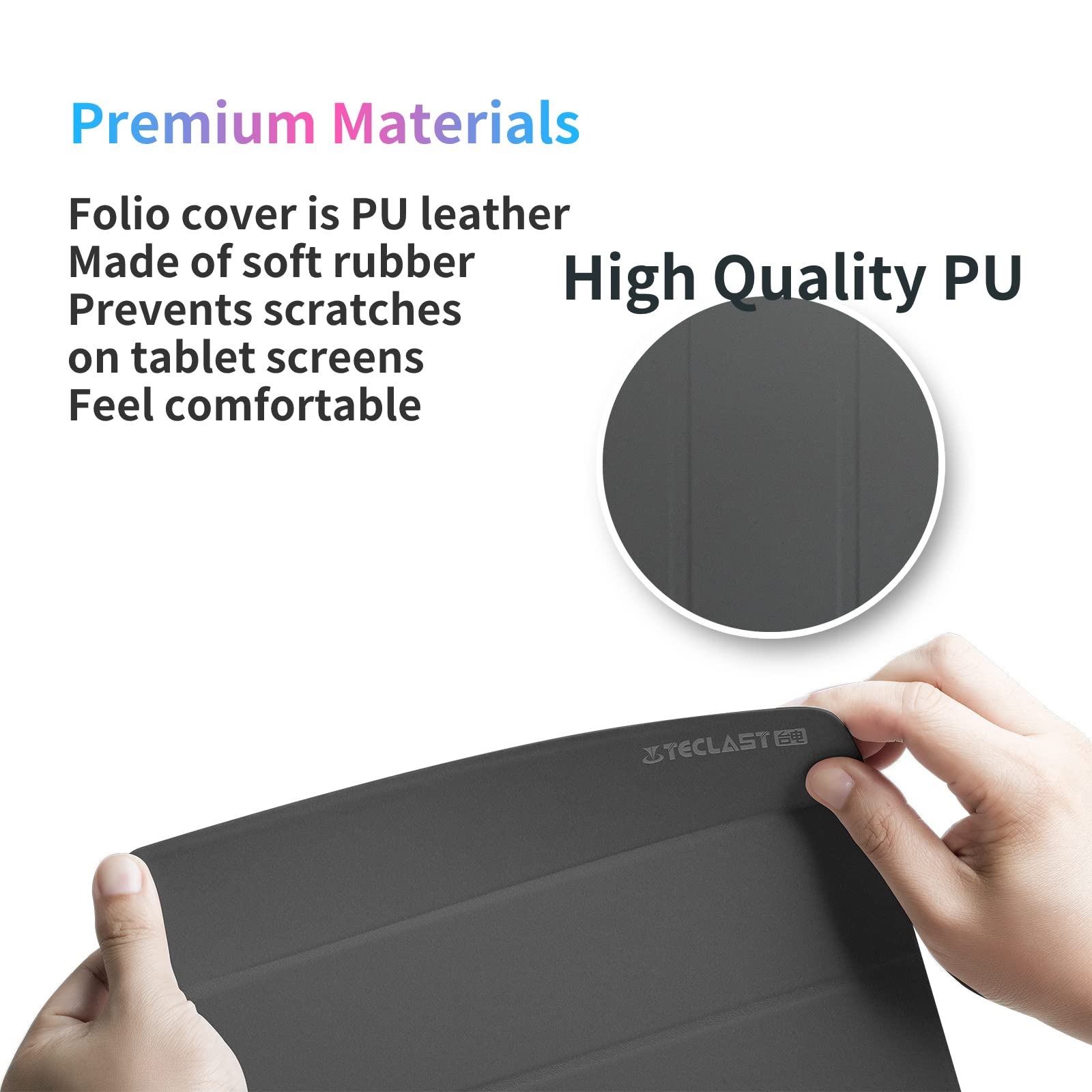TECLAST M40Plus Case, Tablet Case, Ultra Thin, Ultra Lightweight, Shockproof, Scratch Resistant, Stand Function, Full Protection