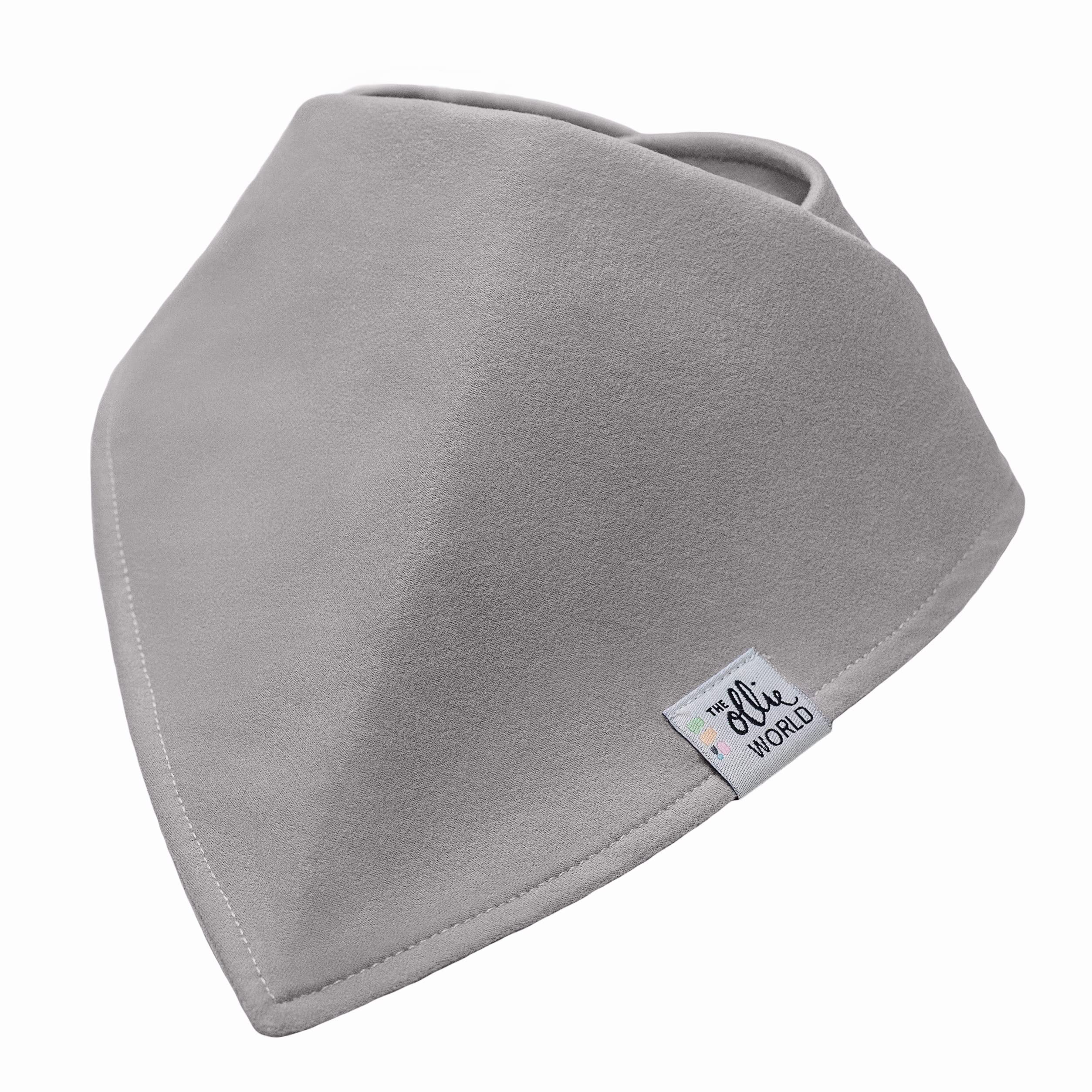 The Ollie Baby Bib -Moisture Wicking Keeps Skin Dry - Quickly Absorbs Liquid Drips (3-pack) (Stone, Sky, Olive)