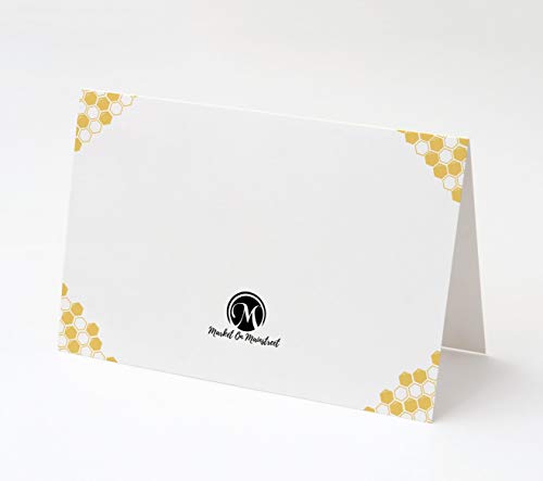 Market On Mainstreet Bumblebee Thank You Cards, Includes Envelopes, 25 Count, Made in the U.S.A