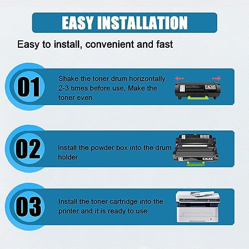 JENKEM High Yield Replacement Compatible for Konica Minolta TNP36 TNP39 Toner Cartridge (with Chip) Work for Konica Minolta Bizhub 3300P Printer