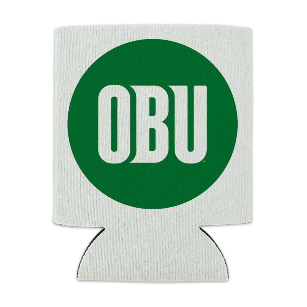 Oklahoma Baptist University Primary Logo Can Cooler - Drink Sleeve Hugger Collapsible Insulator - Beverage Insulated Holder