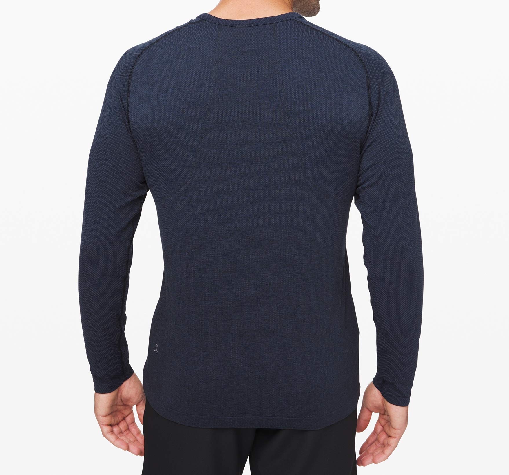 Lululemon Athletica Mens Metal Vent Tech Henley Long Sleeve Shirt (Mineral BlueNautical Navy, XXL)