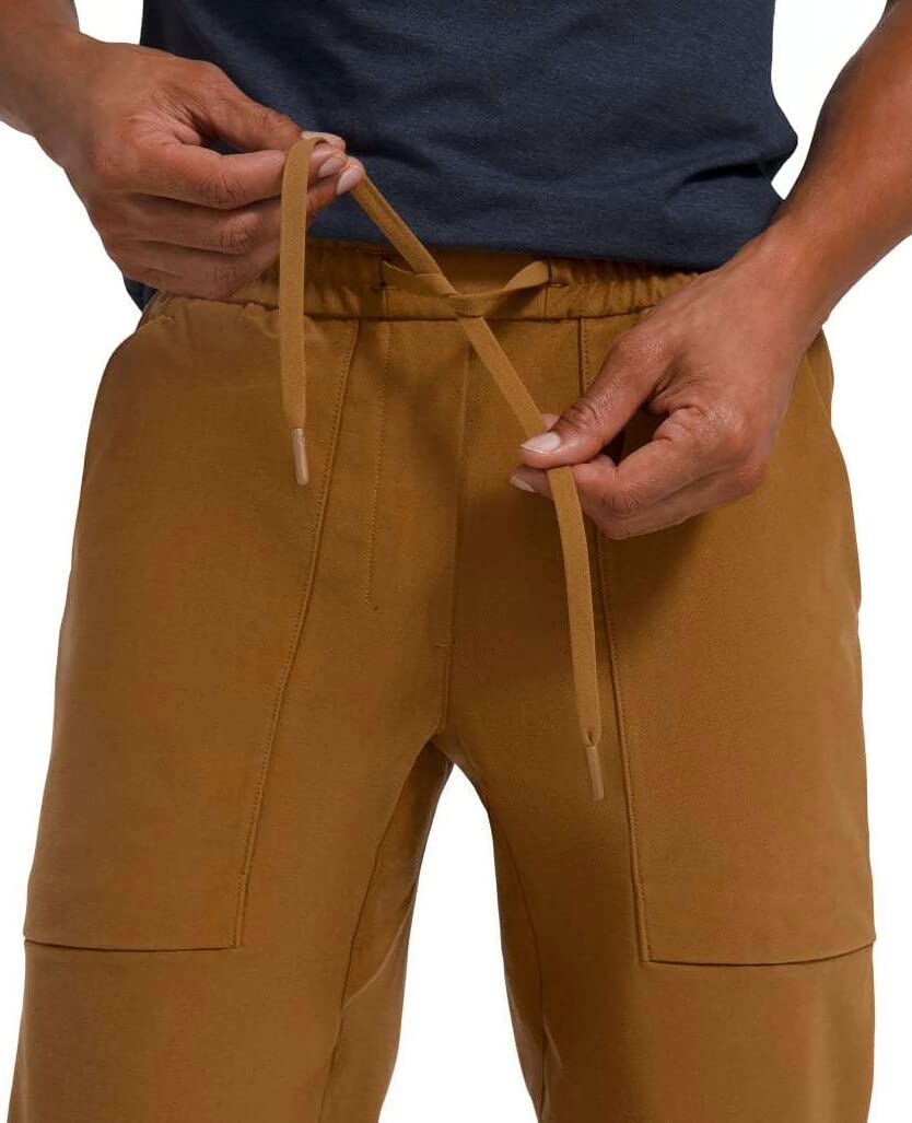 lululemon Men's Bowline Pant (Burnt Caramel (Utilitech Fabric), Large)