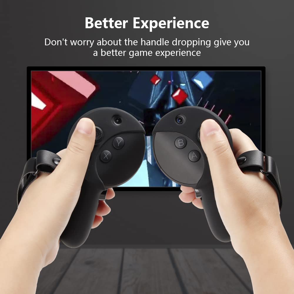 Silicone Controller Grip Cover for Quest 2 Controller Grip Protector for Quest 2 Accessories
