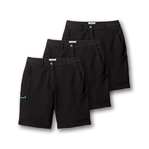 LULY YANG DSP Women's Active Short, M (Pack of 3) Black