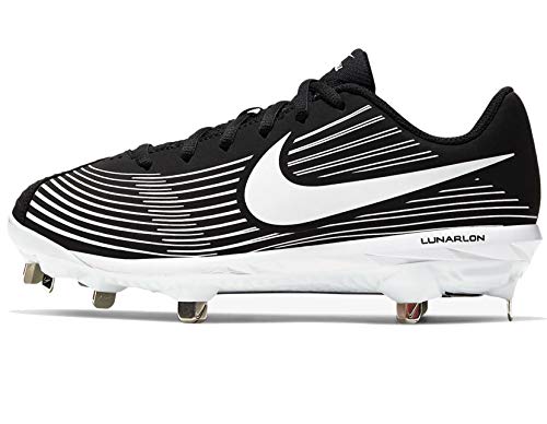 Nike Womens Lunar Hyperdiamond 3 Varsity Womens Ao7985-002 Size 8.5 Black/White