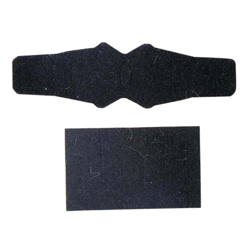 LEIPUPA 1 Set Replacement Felt Kit, Black Universal Drop Away Rest Sticker Tape, Anti-, Abrasion Proof Tool for Accessories
