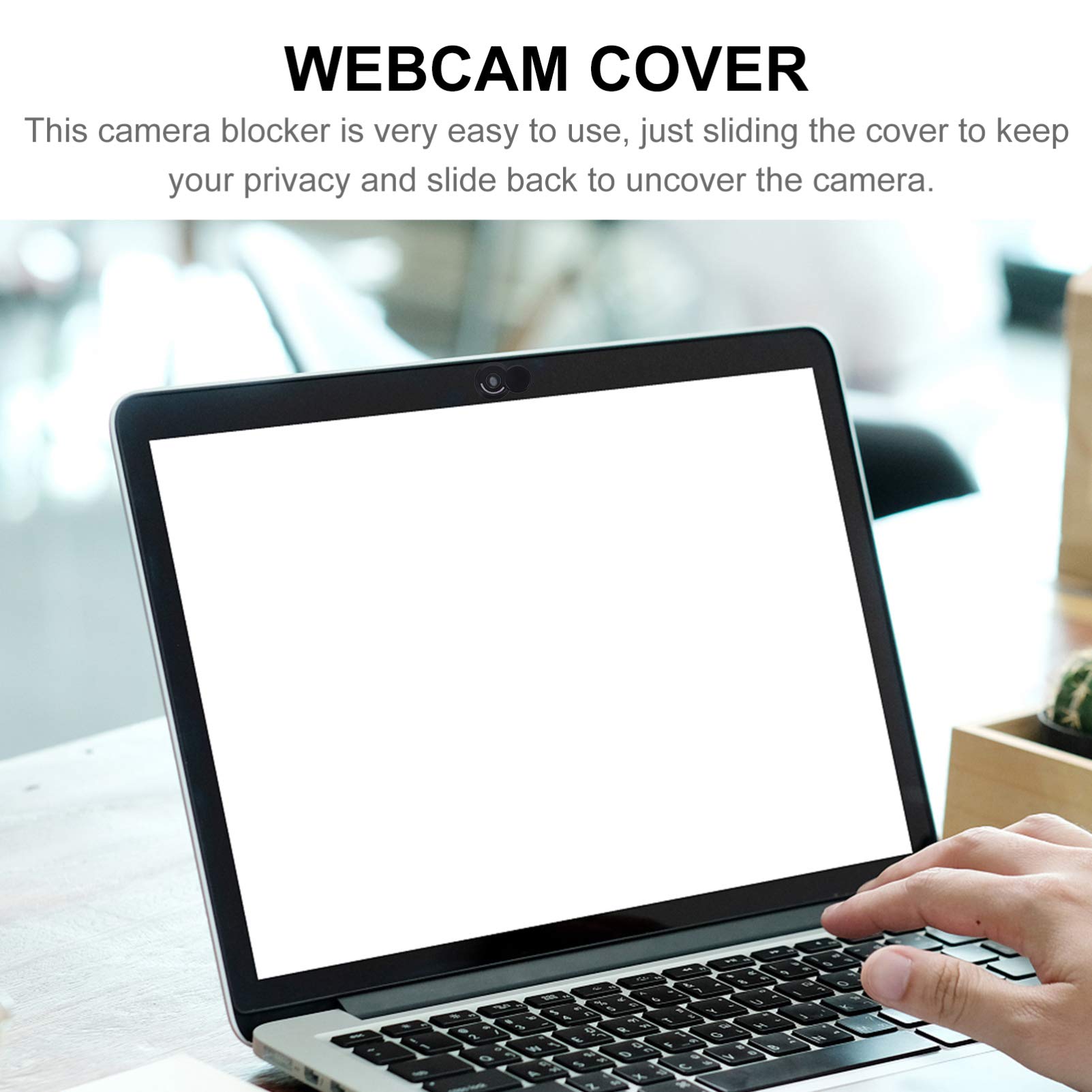 SOLUSTRE Privacy Cover Sliding Cover Cover Sticker Privacy Lens Cover Large Webcam Cover Laptop Webcam Blocker Sticker LED Tablet Slider Peeping Flat
