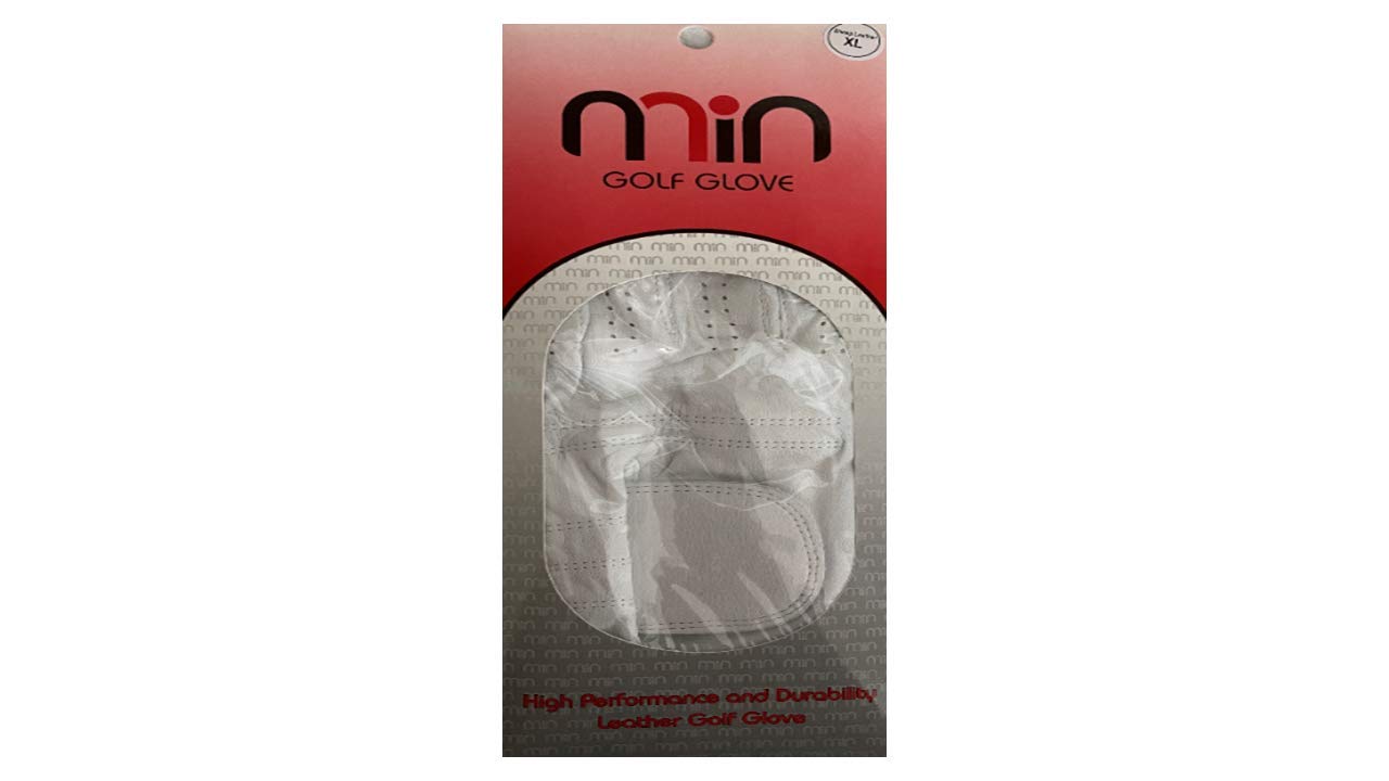 min,Men's Golf Gloves 1 Pack Left Hands Goat Leather GF071 (Large)