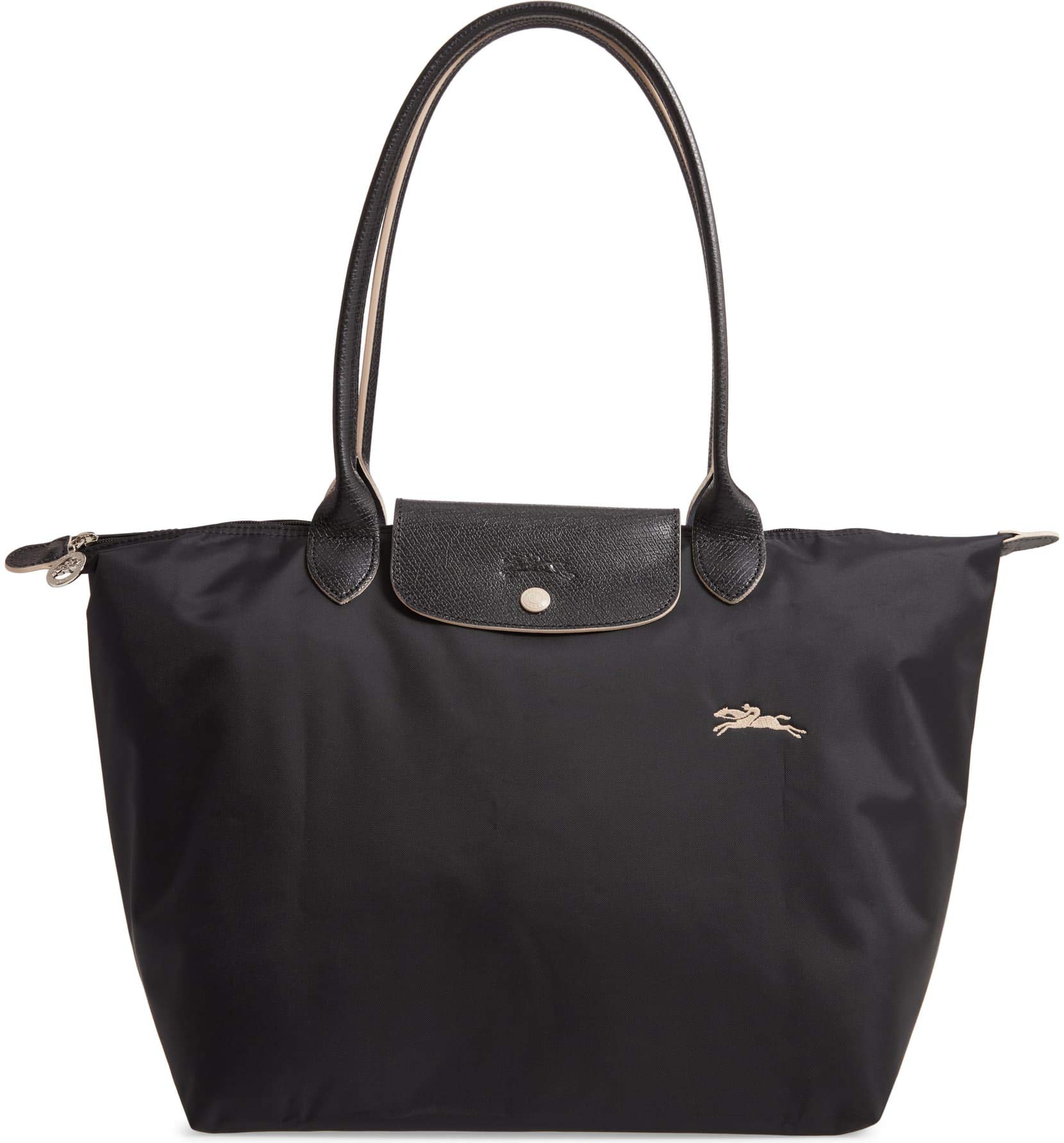 Longchamp Le Pliage Large Tote Bag in Black