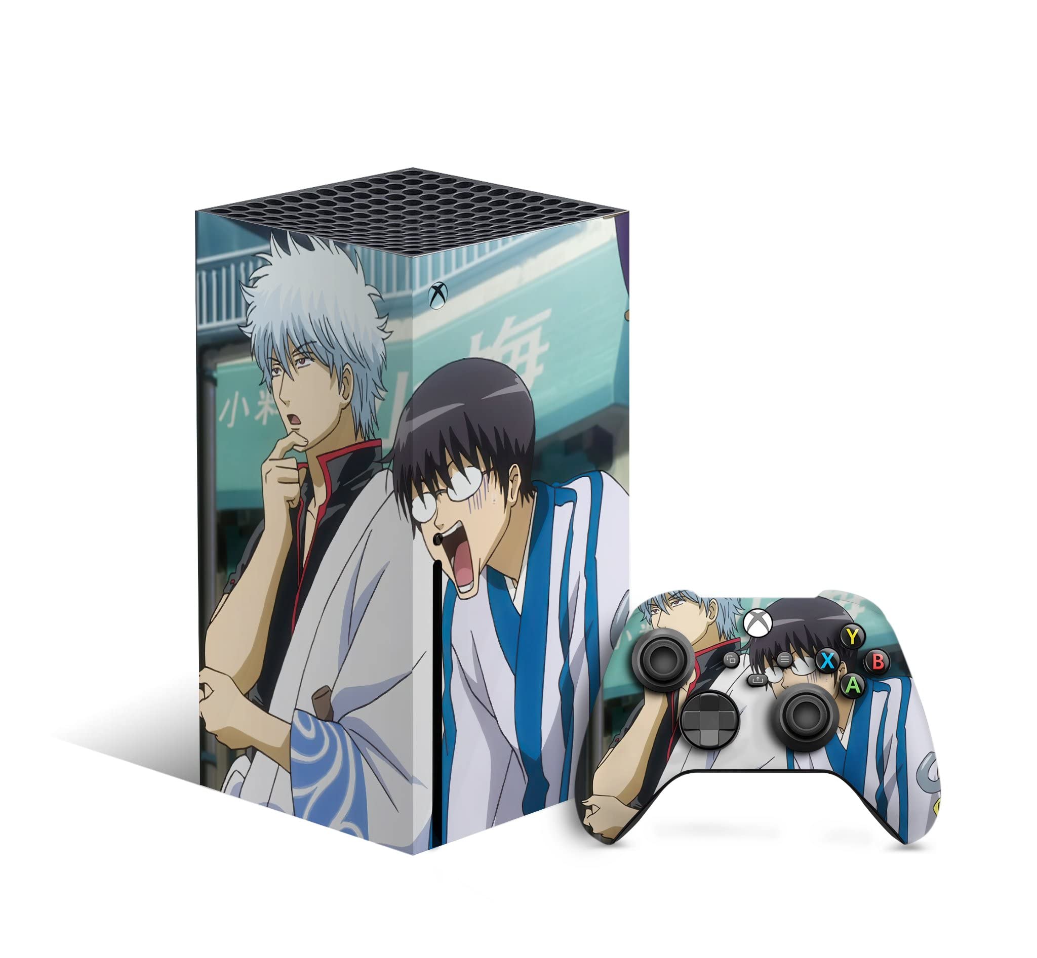 Silver Souls Anime TV Series Gintoki X-box-Series-X Console Controllers Skin Decal Wrap