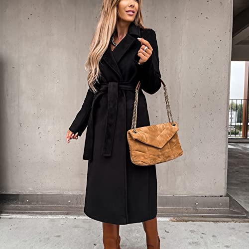 Qenging Women's Winter Coats and Jackets Outerwear Pullover 2022 Outdoor Clothing Clothes Sweaters Basic Heated Jacket Fuzzy Jackets Thick Rain Jackets Waterproof Tie Dye Puffer Jacket Black XXL