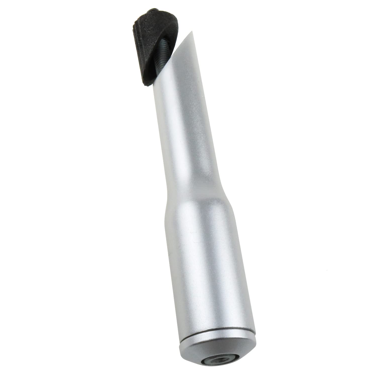 LUORNG Bike Fork Stem Extender 22.2mm Silver Aluminum Alloy Road Mountain Bike Bicycle Stem Riser Adapter for 1-1/8 Threadless Steerer Tubes