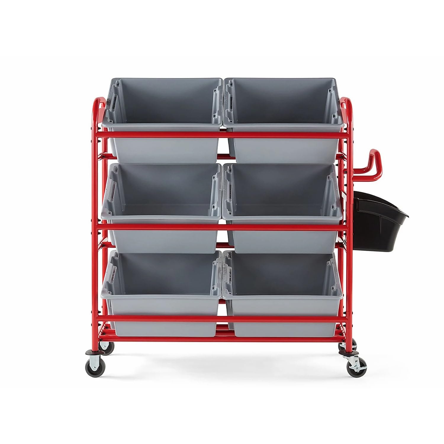 Rubbermaid Commercial Products Tote Picking Cart for Retail and Distribution Order Picking in Warehouses/Offices
